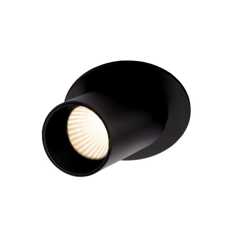 MR HIDE ROUND Oprawa wpuszczana czarna | - Sklepmo.pl